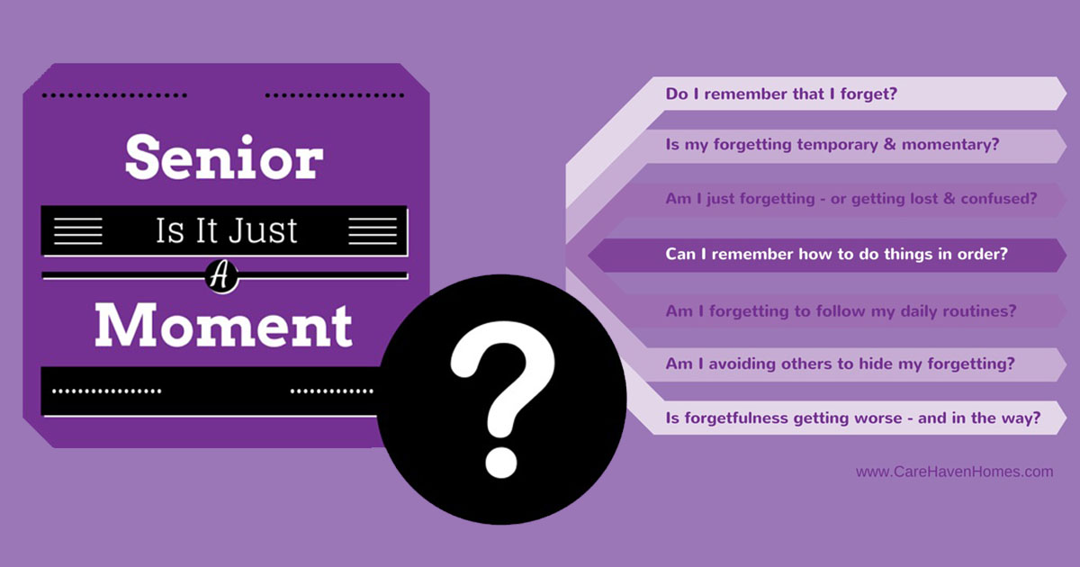 Senior Moments - Early Signs of Alzheimer's?